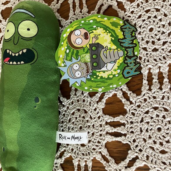 toy factory | Toys | Toy Factory Adult Swim Rick And Morty Plush Pickle ...